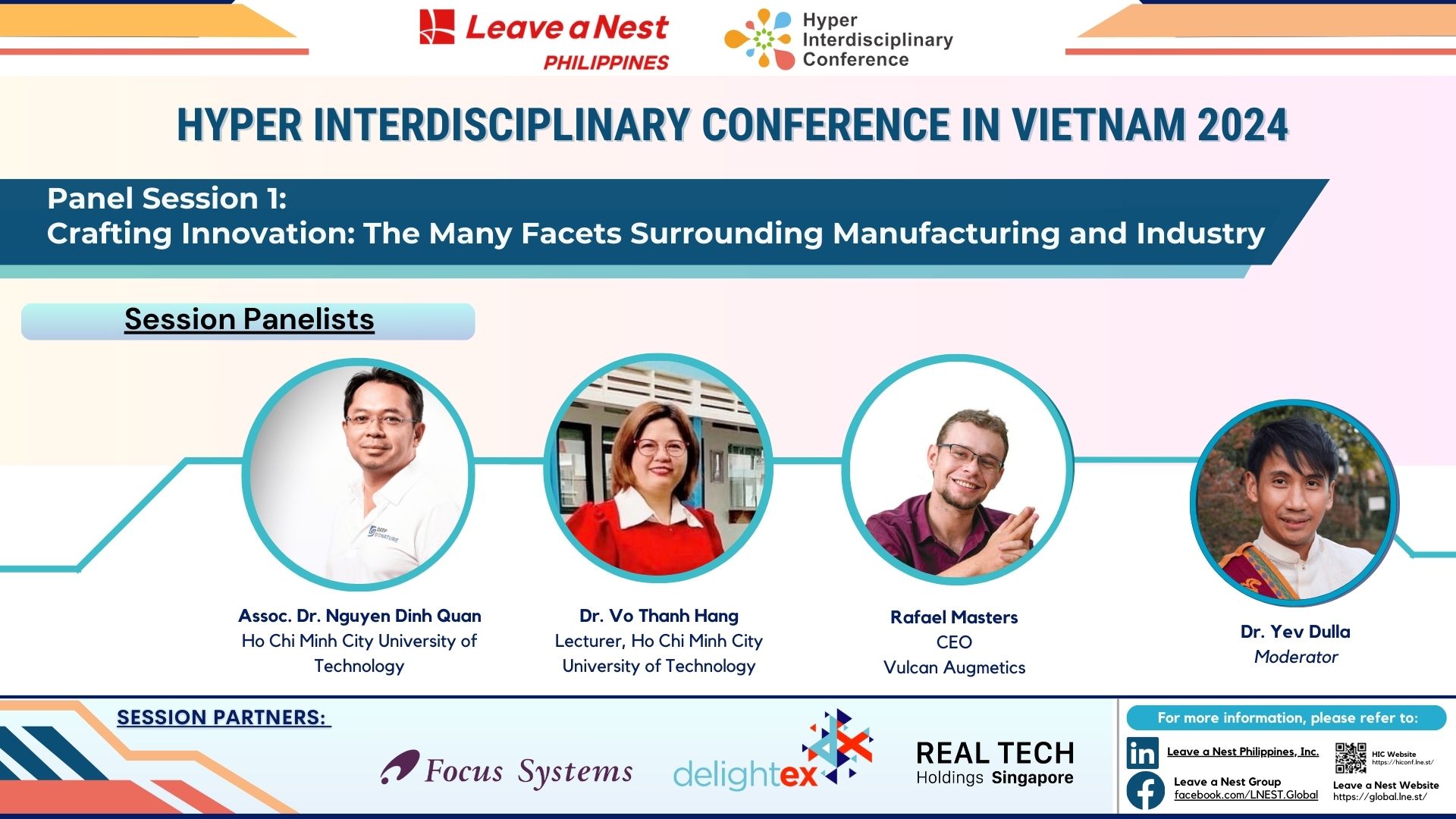[HIC VN 2024 Panel Session] Crafting Innovation: The Many Facets Surrounding Manufacturing and ...